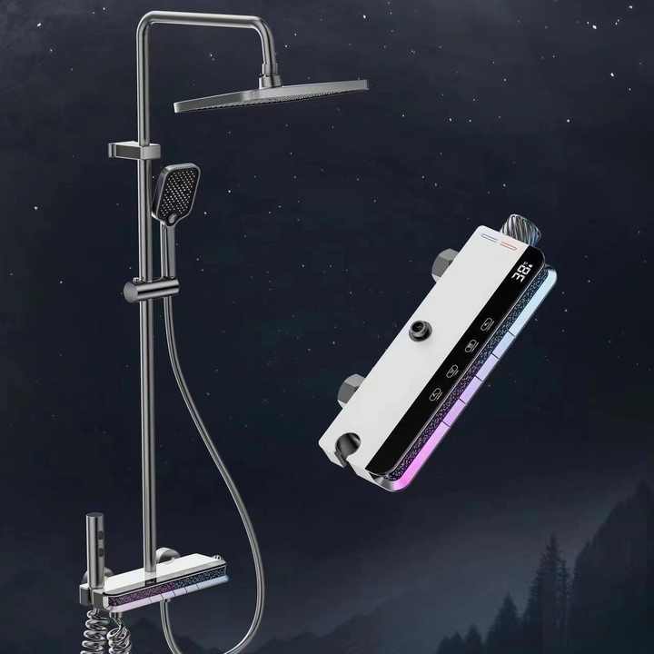 Intelligent Digital Display Brass Shower Set – China Trading Company